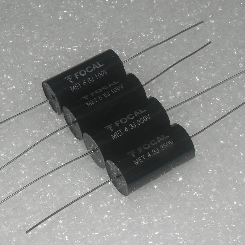 FOCAL 250v4.3uf Медная нога аксиальный безэлектродный пленочный кроссовер конденсатор 1шт цена