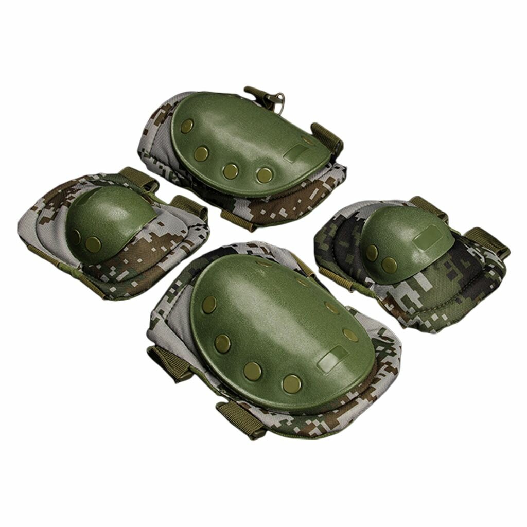 Набор защитной экипировки для коленей, локтей и запястий для взрослых и детей