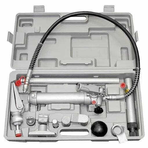 Растяжка гидравлическая, 4 т, набор из 17 предметов, 7 сменных насадок, в пласт. Кейсе, Matrix, 513345