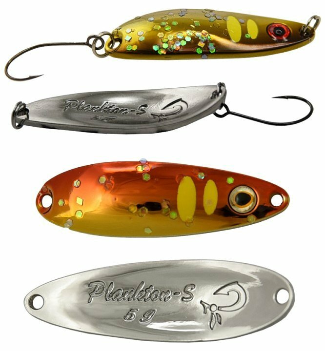 LureMax Plankton-S 40 мм 5 г блесна-ложка для ловли хищной рыбы на водоемах