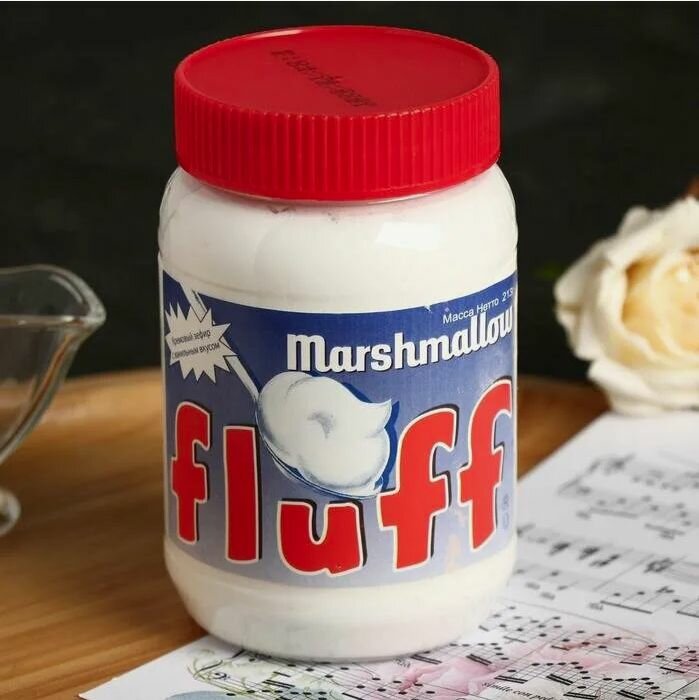 Кремовый зефир Marshmallow Fluff со вкусом ванили