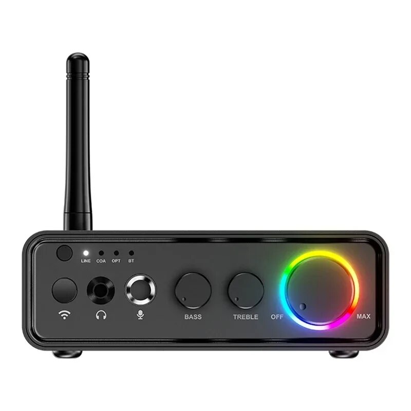 ERZHOU Мини-TPA3116D2 Bluetooth 5.3 Усилитель мощности 100Втх2 Amplifier