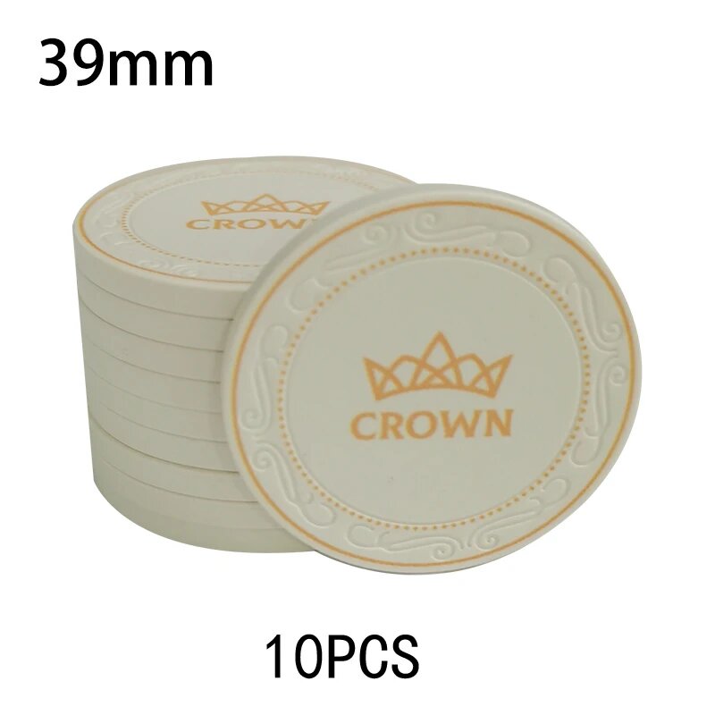 Керамические покерные фишки Texas Hold'em White