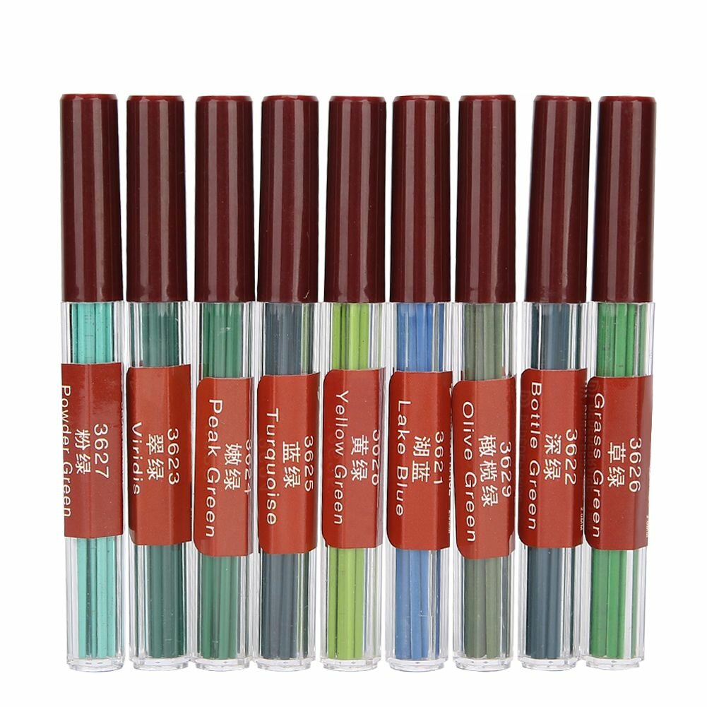 Цветные механические карандаши 2,0 мм, аниме-инженерное проектирование, автоматический стержень для карандашей