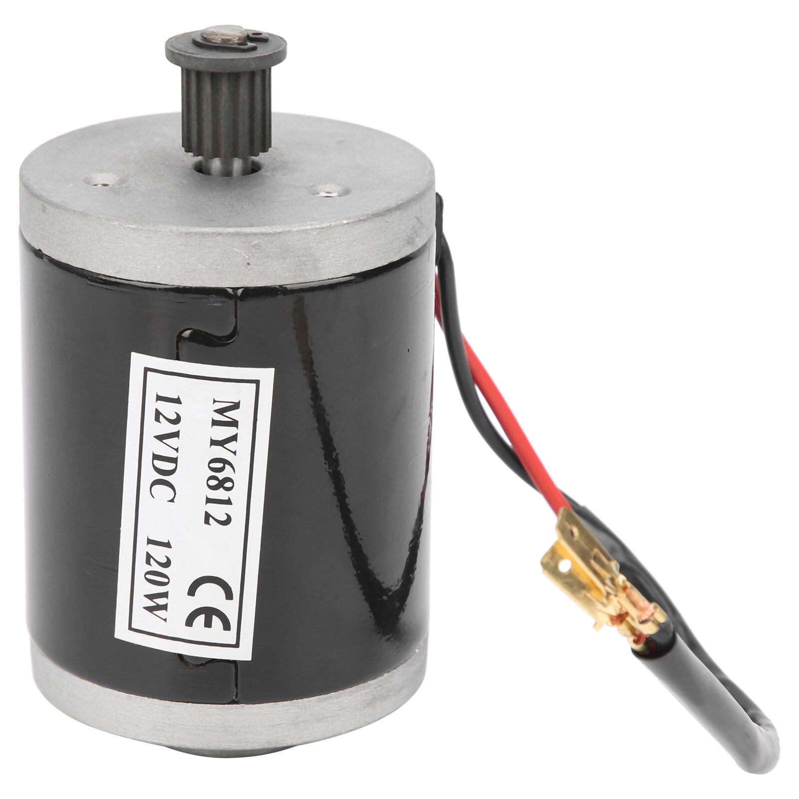 Электродвигатель MY6812 12 В 120 Вт для небольшого электросамоката, высокоскоростной, коллекторный, с ременным шкивом.