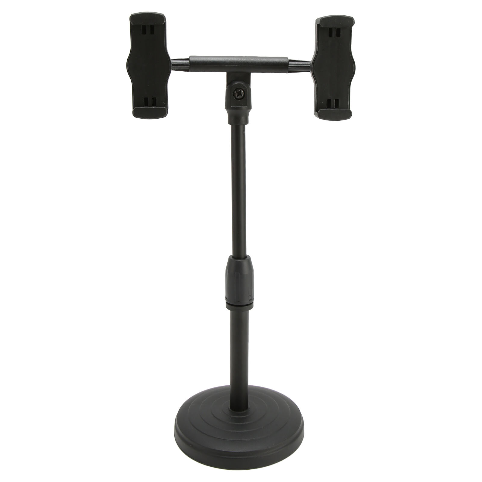 Подставка для мобильного телефона, регулируемый по высоте и углу наклона держатель для телефона, настольная подставка, совместимая с двумя телефонами шириной от 6 до 10 см