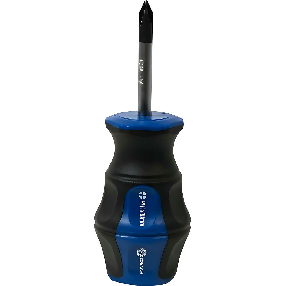 Отвертка PH 1 х 38 мм (двухкомпонентная рукоятка) Ultra Grip кобальт 646-386