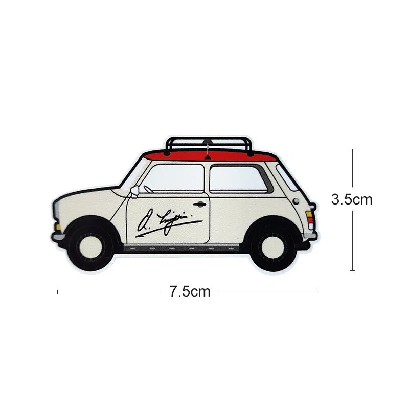 Наклейка на окно автомобиля, украшение для Mini Cooper, все модели, доступны ретро чехол для Beige