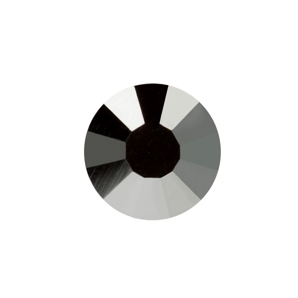 Стразы клеевые PRECIOSA Crystal АВ, 2 мм, стекло, 144 шт, в пакете, темный серый (438-11-612 i)