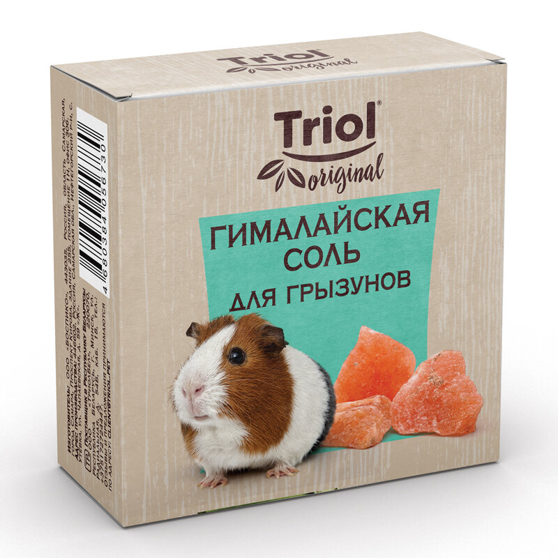 Triol Лакомство Original для грызунов, гималайская соль, 40 гр