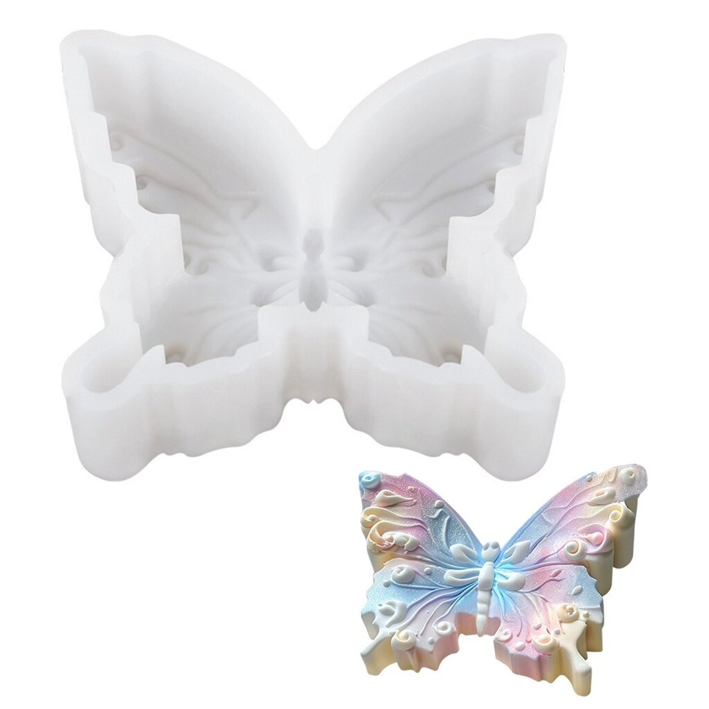 Трехмерная силиконовая форма-бабочка-Butterfly E