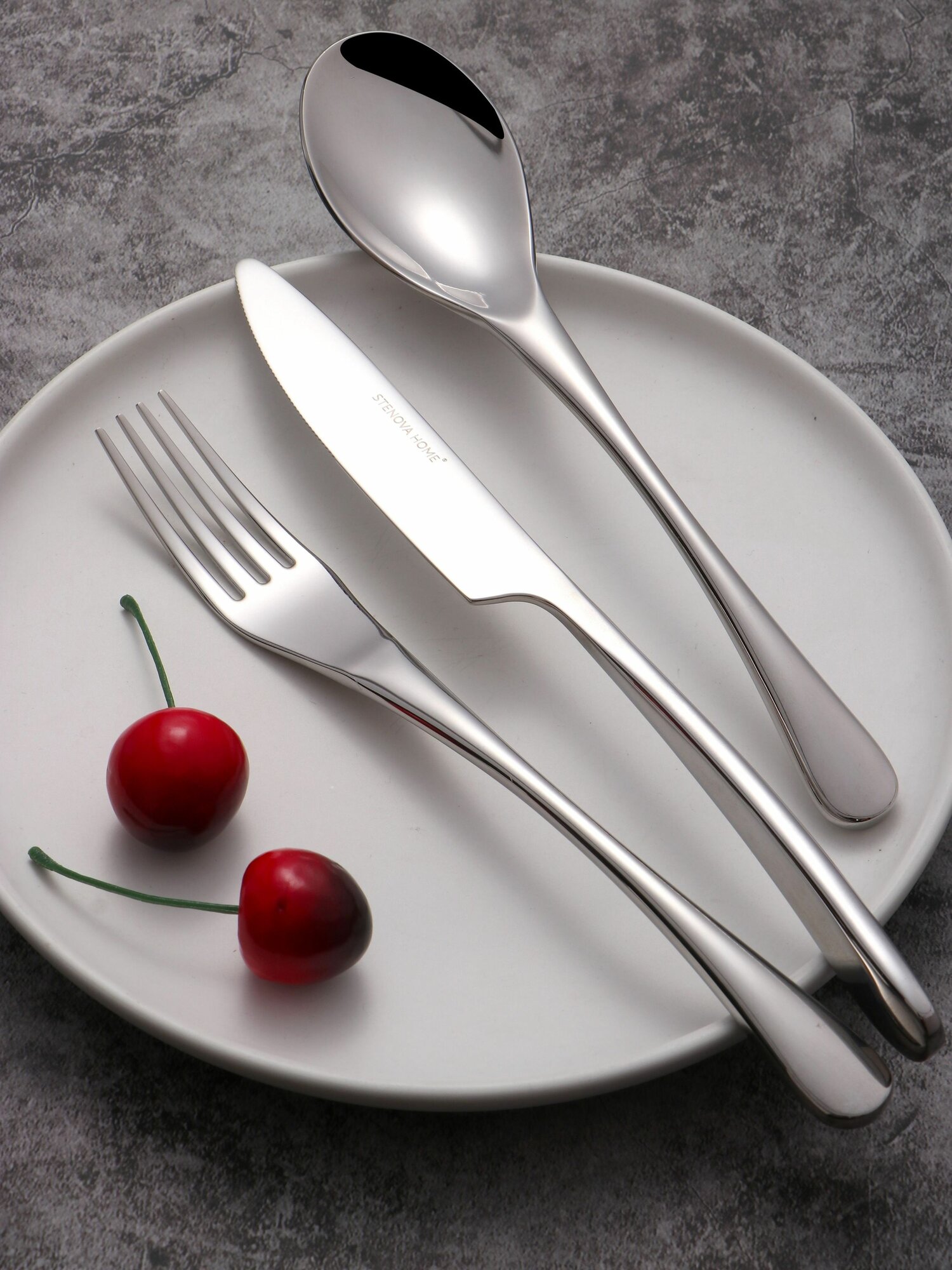 Набор столовых приборов Баланс 1 перс, 4пр, нержавеющая сталь 18/8. STENOVA HOME