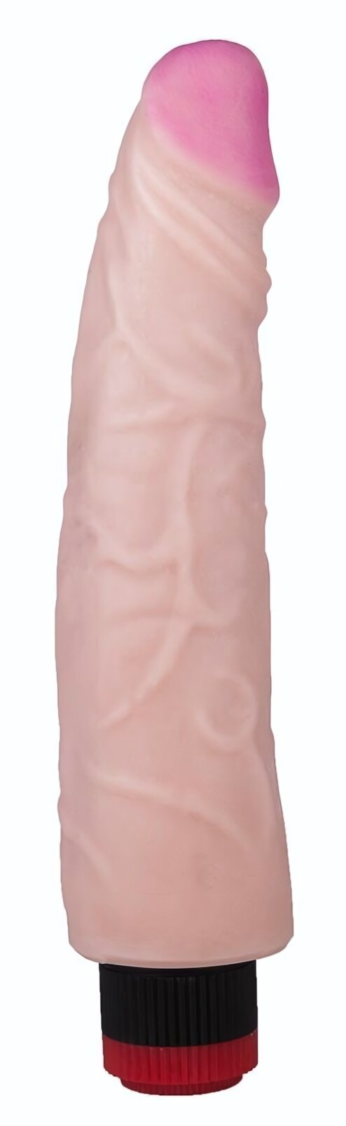 Вибратор реалистичный 'LOVETOY' 24,5см, телесный, неоскин, регулировка вибрации