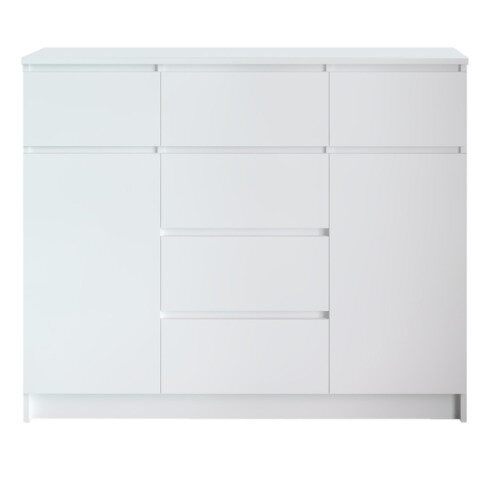 Комод-тумба МК 1200.4 модульная система Мори, белый 99х120х40 см