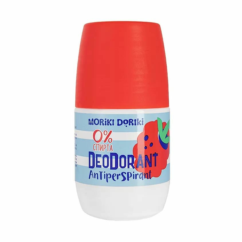 MORIKI DORIKI Дезодорант-антиперспирант "Ягодный микс", 50 мл