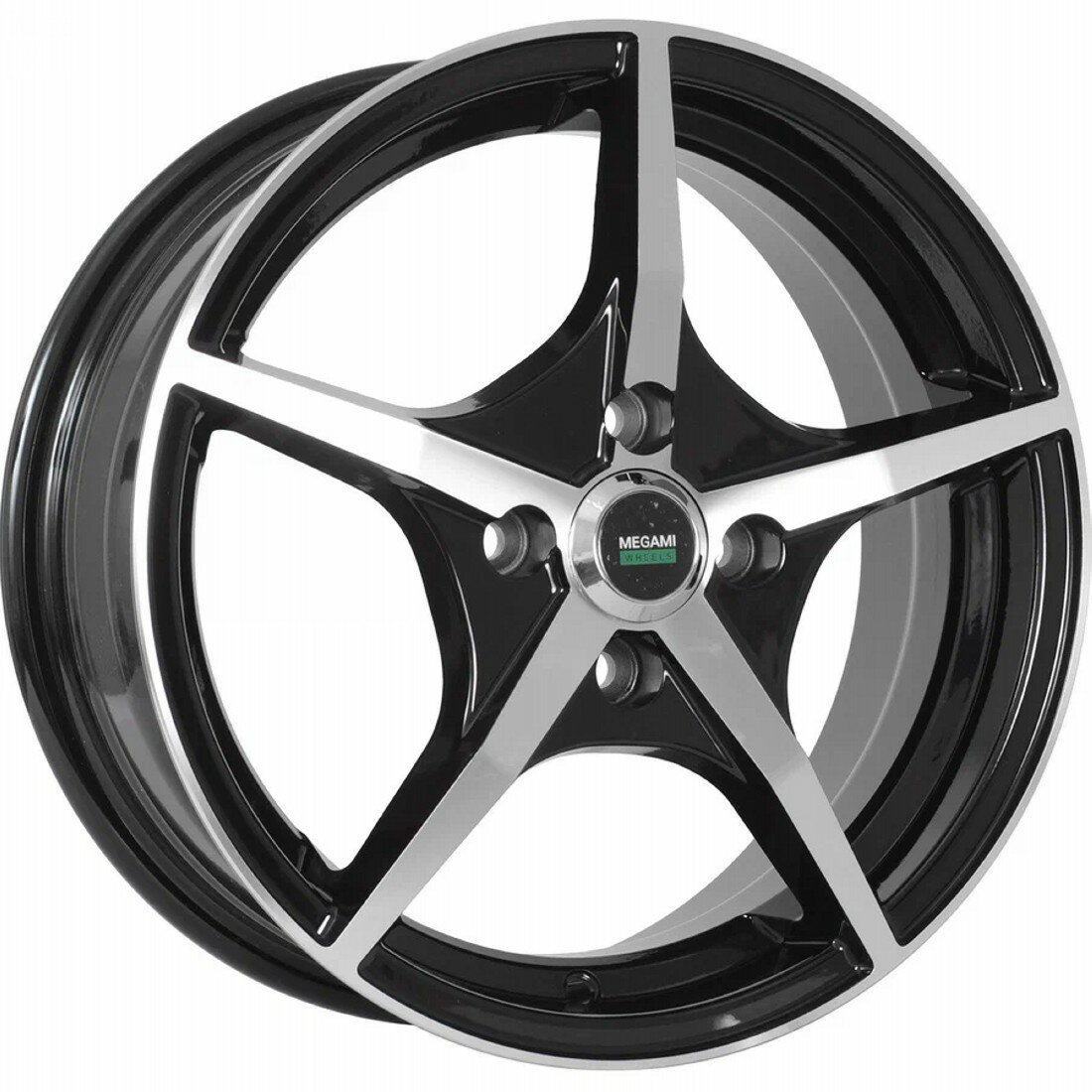 Колесный диск Megami MGM-19 6x15 4x100 ET40 60,1 BKF литой для автомобиля