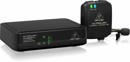 Behringer ULM300LAV радиосистема 2,4 ГГц, одноканальная с поясным передатчиком, приёмником и петличн