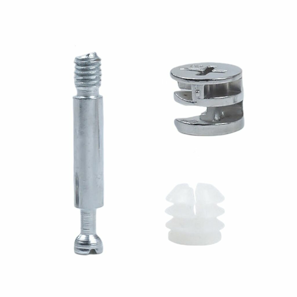 20 шт, мебельный соединитель с эксцентриковой колесной гайкой "три в одном"-40 чугунных пластиковых расширителей