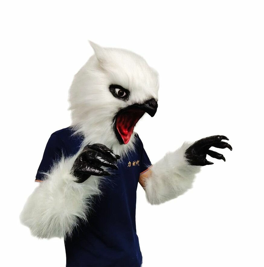 Маска I-Bright Company "Сова-Медведь"(Подземелья и Драконы) , на Хэллоуин, латекс, полиэстер