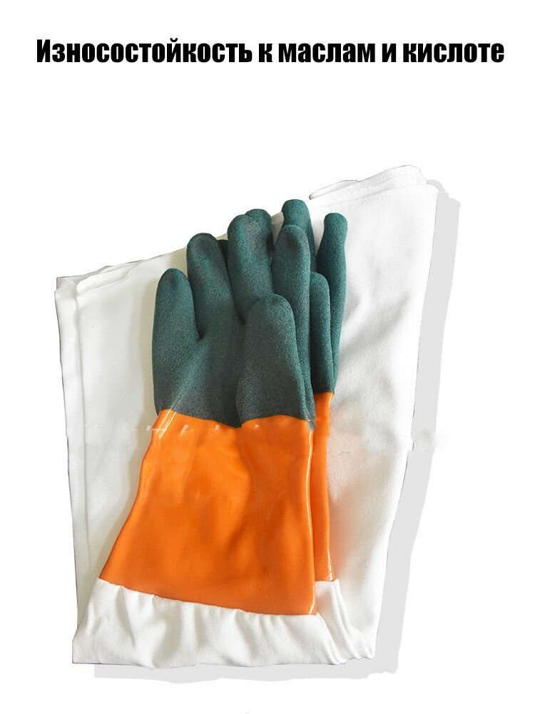 Китайские пользователи рекомендуют-Перчатки пескоструйные для кабин Топ продаж