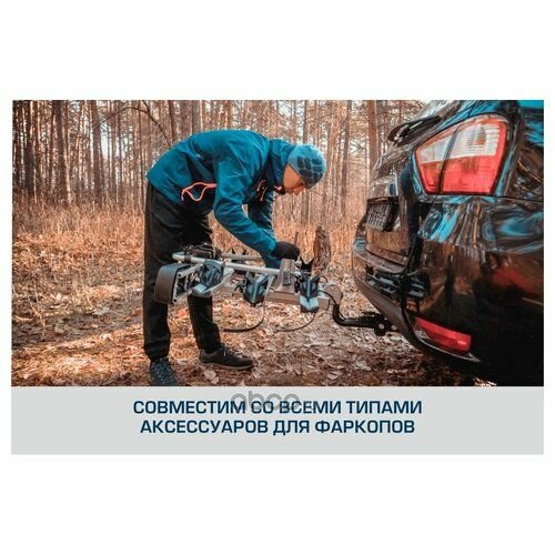 Фаркоп Ford Focus 2 хетчбек 2005-2011, Focus 3 хетчбек 2011-2019 крепление шара на двух болтах BERG F1812001