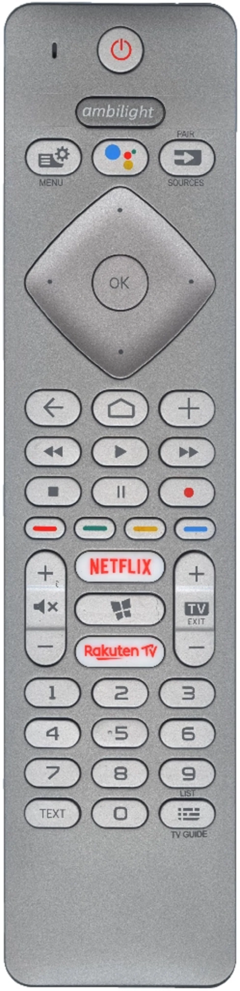 Пульт PHILIPS 398GM10BEPHN0012PH для LED телевизоров с клавиатурой оригинальный