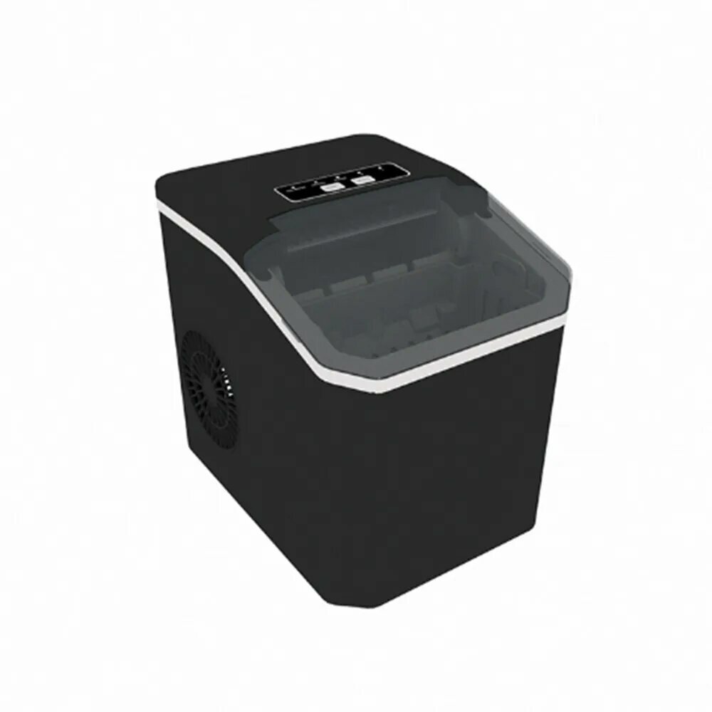 Бытовой генератор льда для дома, черный