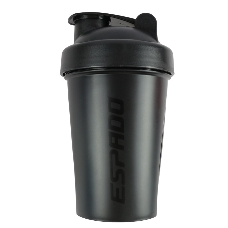 Шейкер Espado с венчиком черный, 400 мл.