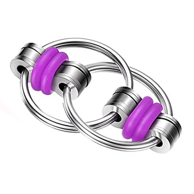Антистрессовыйspinner-кольцо для взрослых и детей фиолетовый