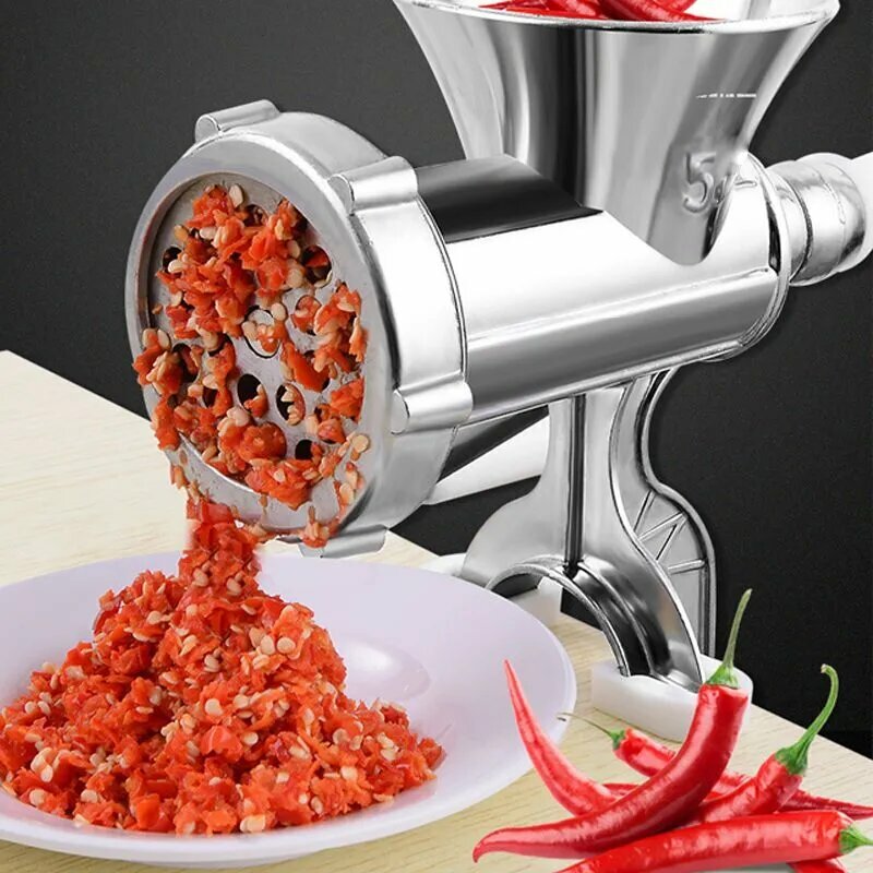Бытовой аппарат для клизмы, мясной фарш ручной работы, измельченный чеснок, колбасная начинка Мясорубка ручная