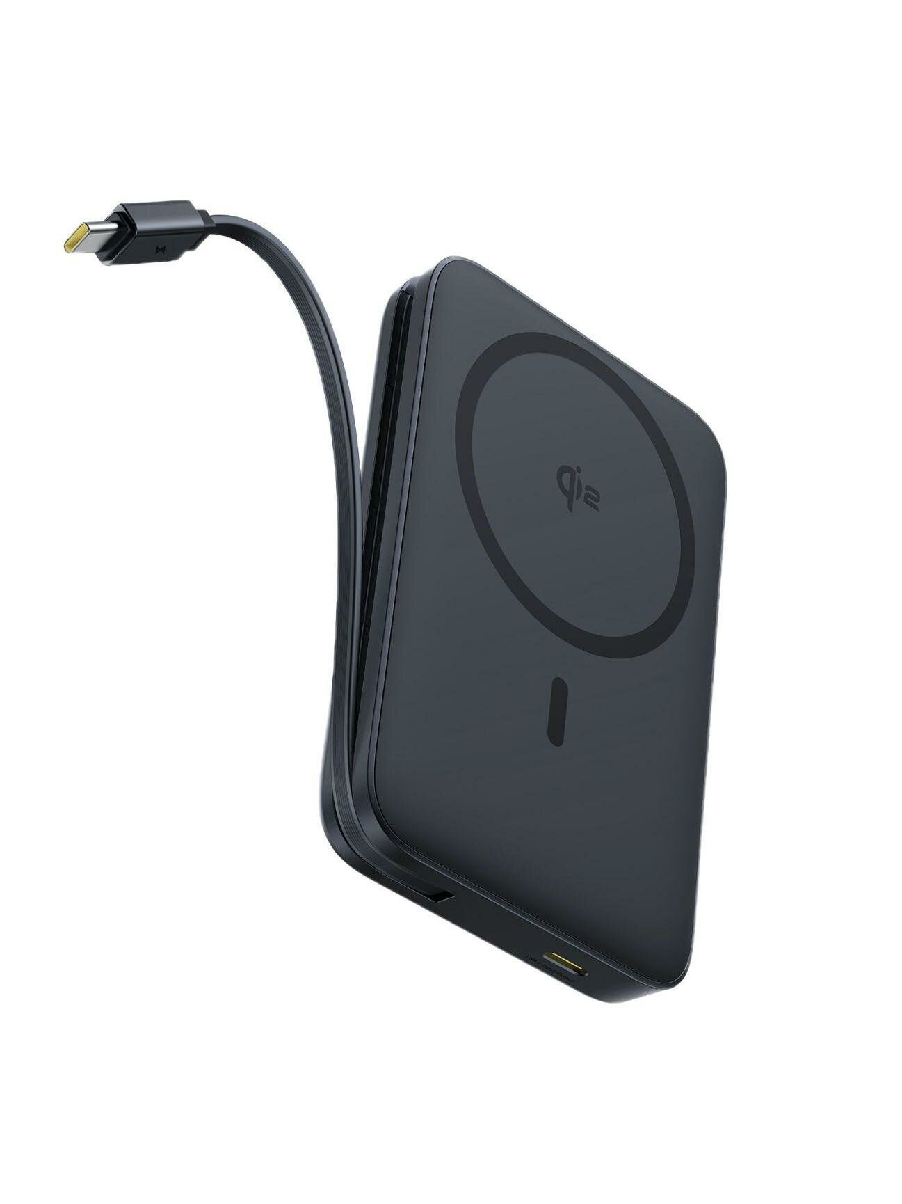 Внешний аккумулятор MagSafe Baseus PicoGo Qi2 10000mAh 27W Cosmic Black