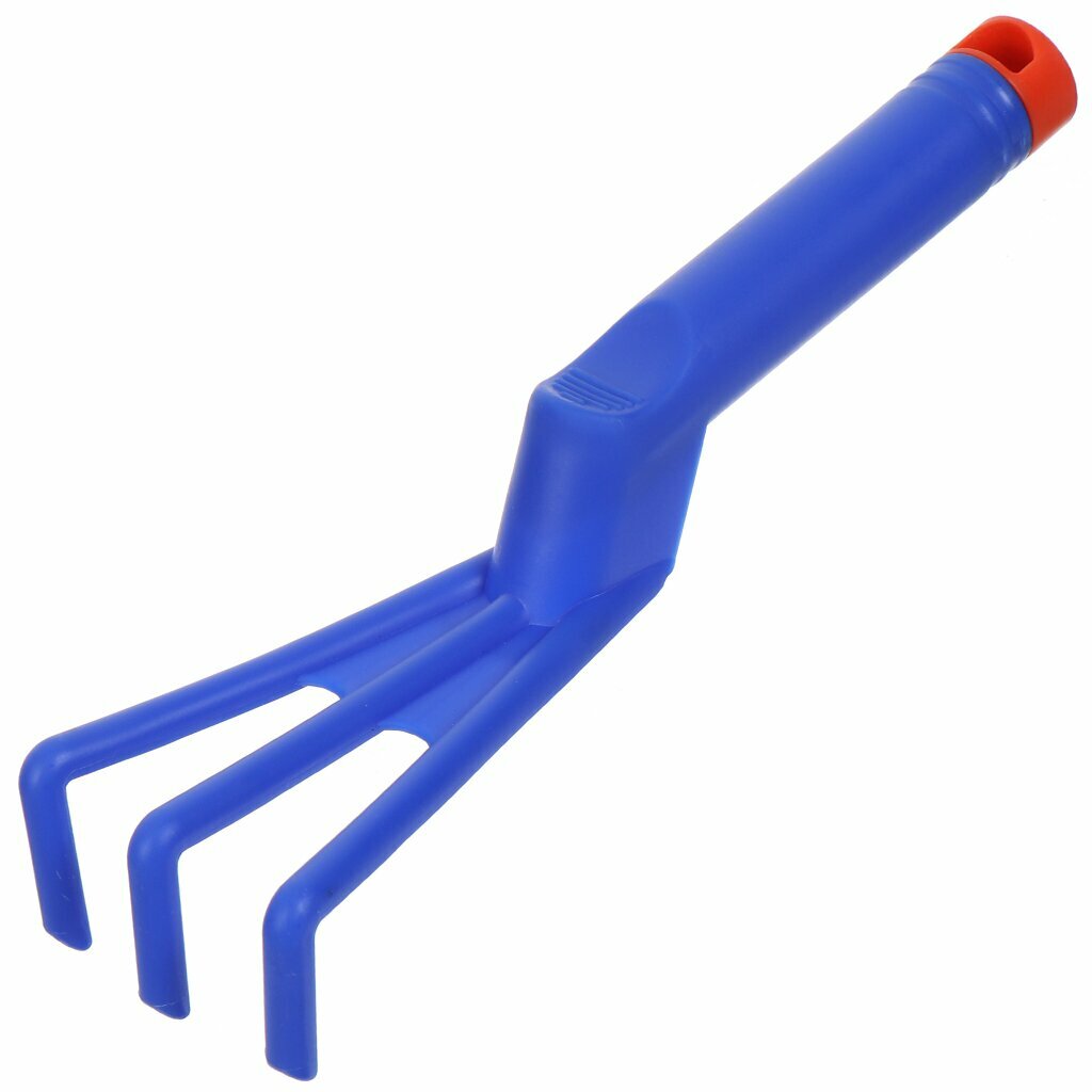 Рыхлитель садовый пластиковый 3 зубца для почвы, Россия, легкий инструмент