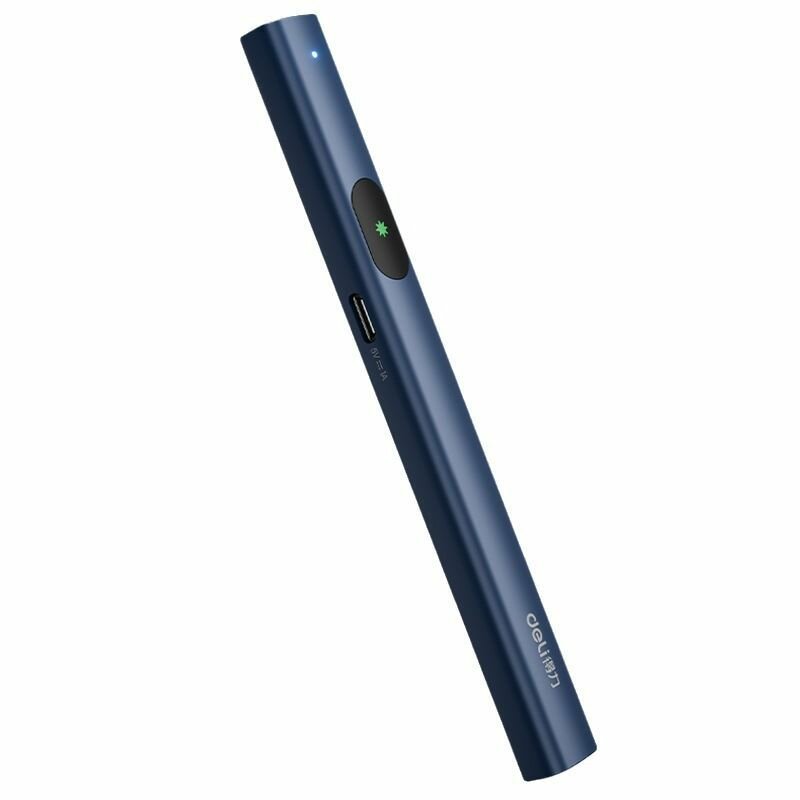 Лазерная указка Deli MA303-G с USB-аккумулятором и индикаторной ручкой