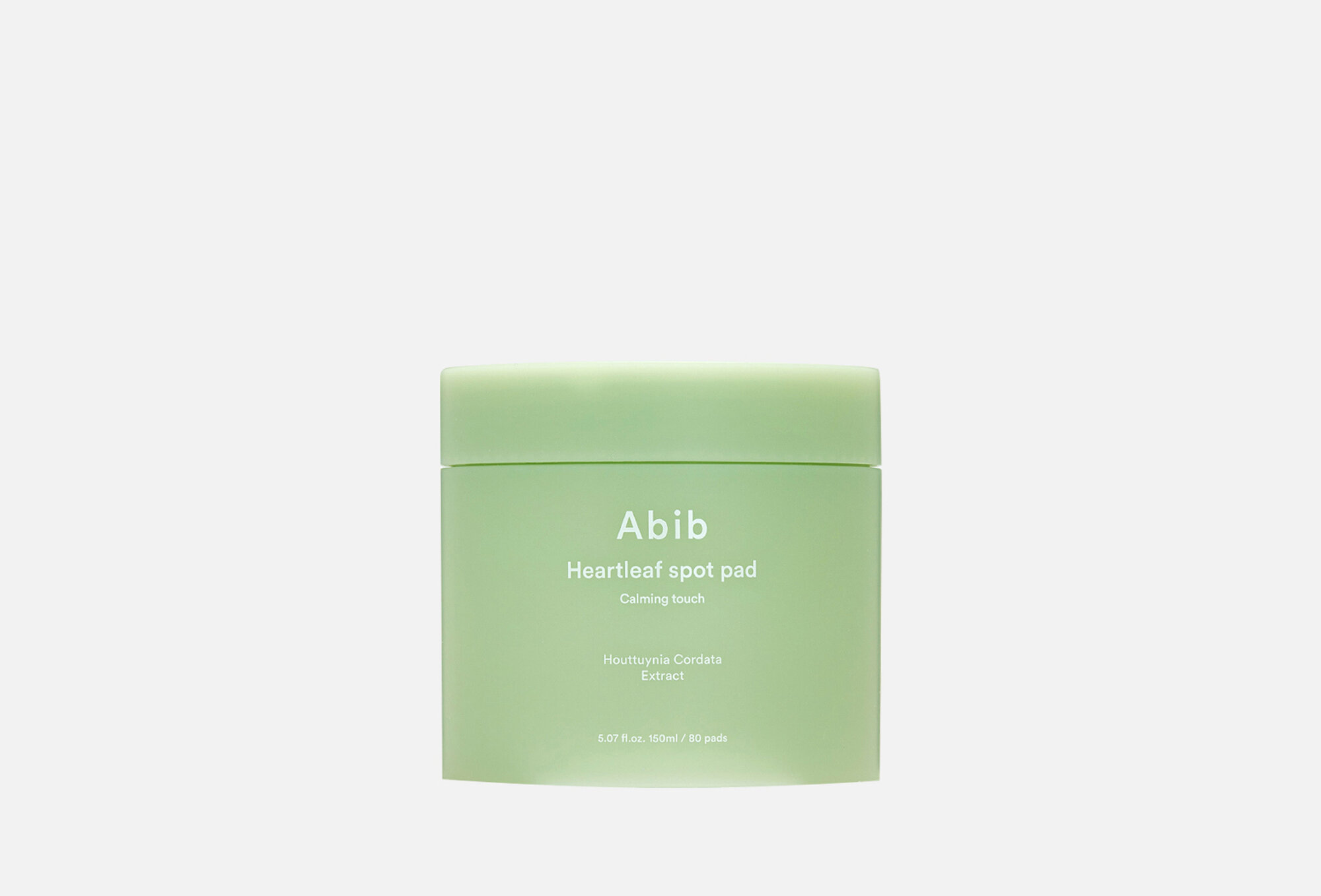 Успокаивающие диски для лица с хауттюйнией ABIB Heartleaf spot pad Calming touch 120 мл