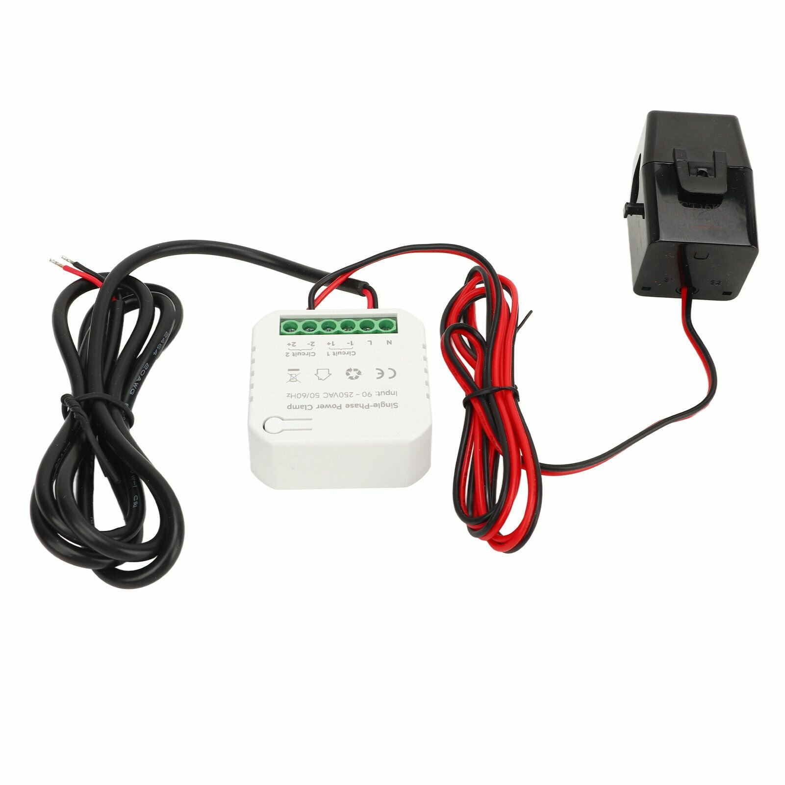 Интеллектуальный счетчик энергии 90 250 В переменного тока WIFI Мониторинг в реальном времени Приложение Мониторинг энергопотребления Счетчик кВтч