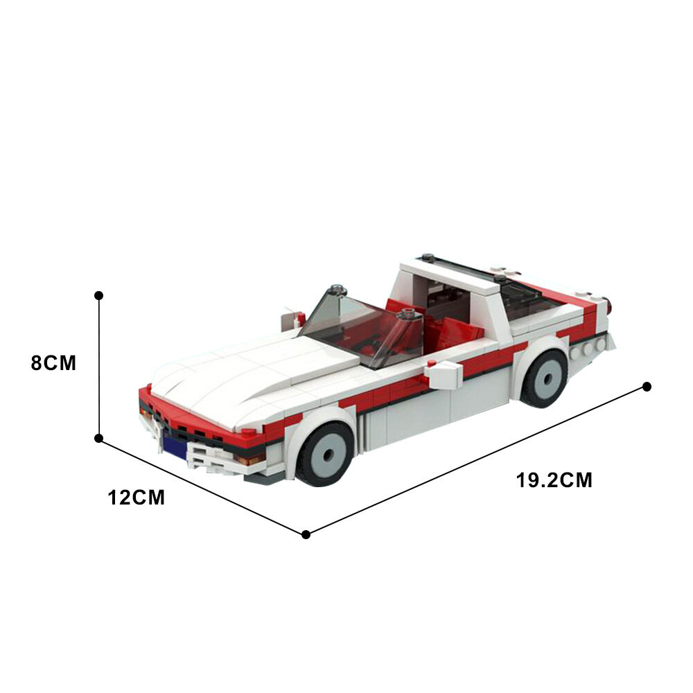 MOC-67749 Игрушки-строительные блоки Forza Horizon 4, совместимые с мелкими частицами LEGO, Прямая поставка
