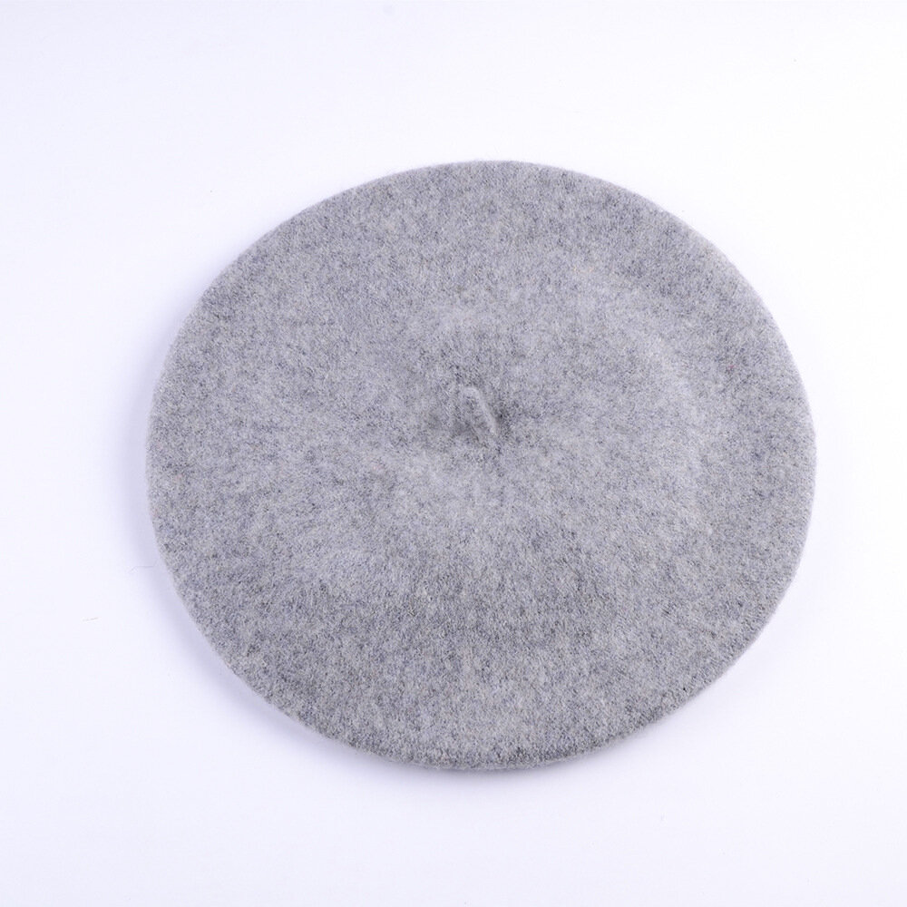 Осенние и зимние шапки, шерстяные универсальные корейские стильные модные береты, женская шляпа художника, , тыквенная шляпа, повседневный шерстяной берет