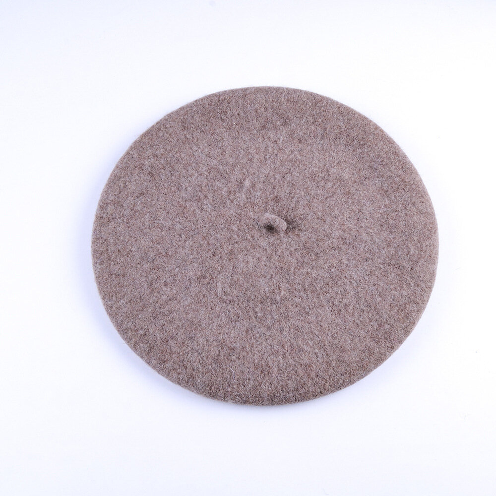 Осенние и зимние шапки, шерстяные универсальные корейские стильные модные береты, женская шляпа художника, , тыквенная шляпа, повседневный шерстяной берет