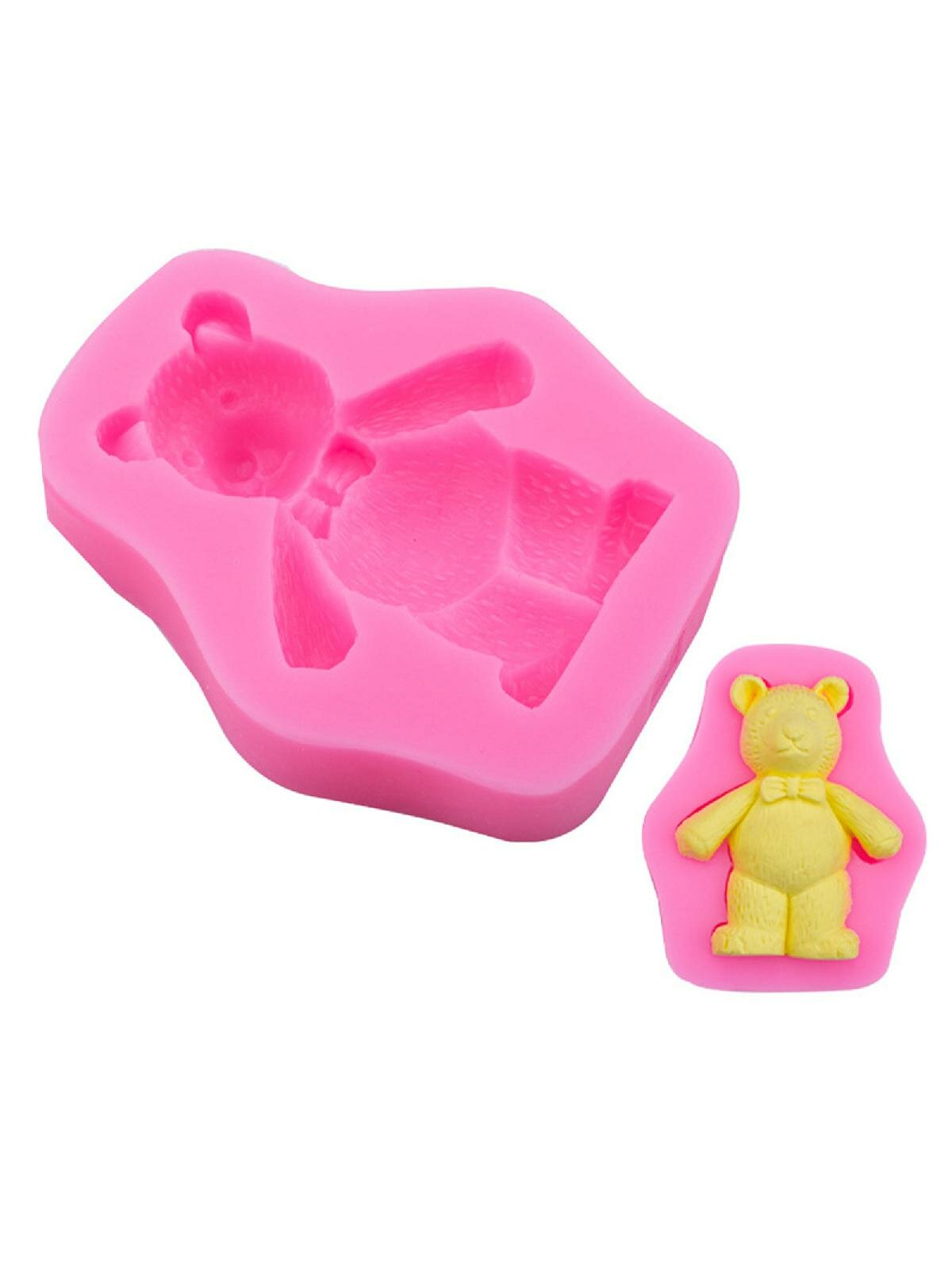 Для креативных силиконовых форм, форм для торта в форме медведя, форм для выпечки печенья с героями мультфильмов, жаропрочных форм для выпечки в микроволновой печи, 3 т