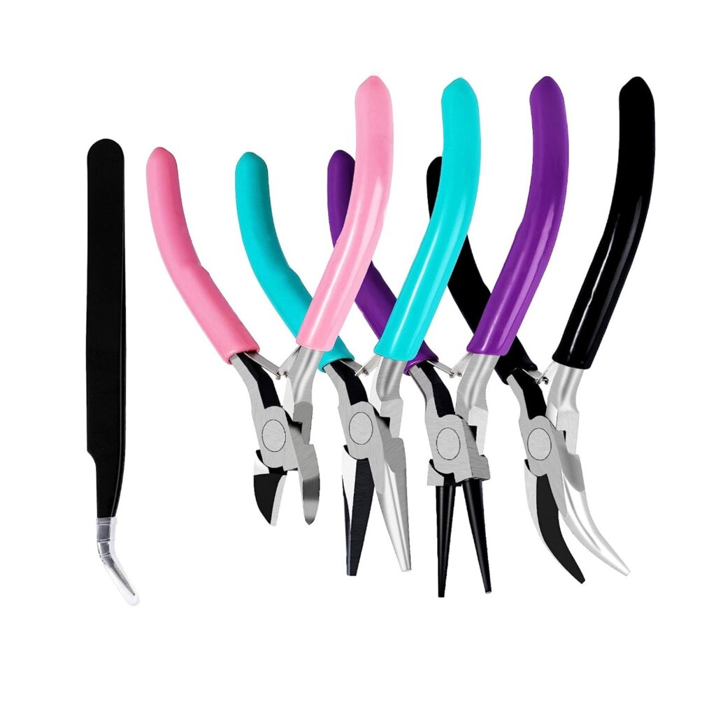 Набор плоскогубцев для изготовления ювелирных изделий Круглогубцы Плоскогубцы с острыми губками Инструменты для изготовления ювелирных изделий для мастеров