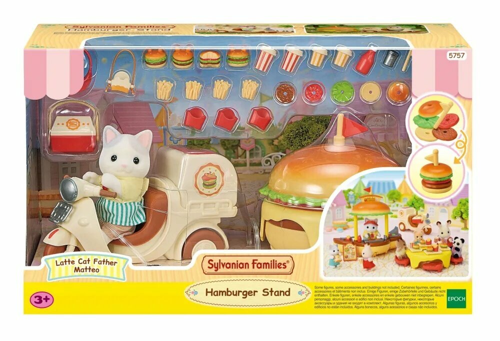 Набор транспорта Sylvanian Families Бургерная на колесах