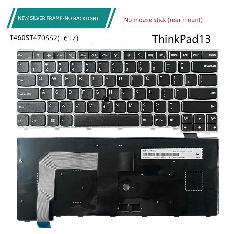 Подходит для клавиатуры ноутбука Lenovo Thinkpad 13 T460S T470S S2 2-го поколения TP00081A/B/S Совершенно новый