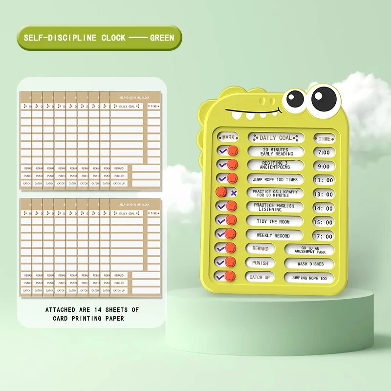 Календарь развития для детей DKQ-Green