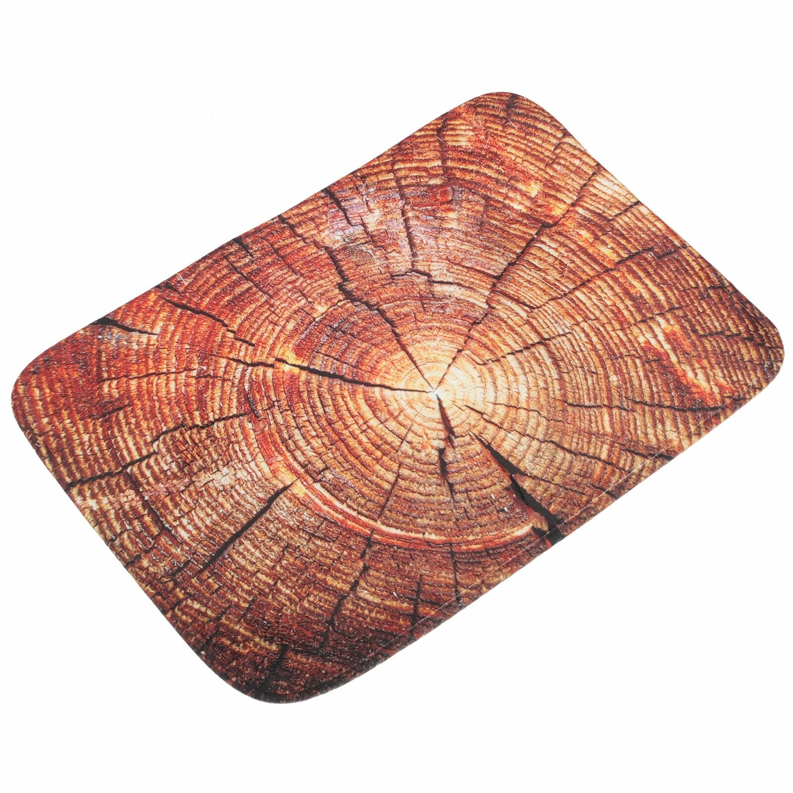 Нескользящий Коврик Для Ванной, Деревянный Узор, Светло-Коричневый, 60x40 См, 1 Комплект