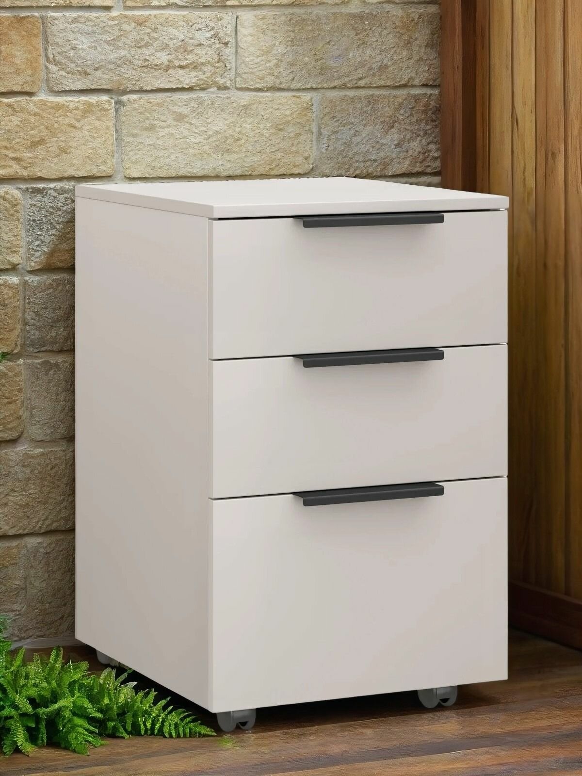 Тумба прикроватная с ящиками Чарли 1 Аквилон 40х46х63.3 см, кашемир