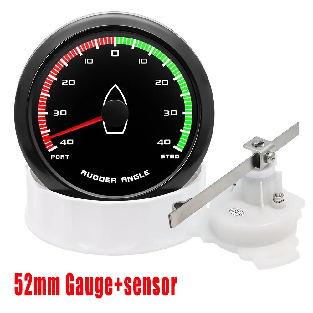 85 мм датчик угла руля 0-190 Ом, индикатор угла морского руля для лодки, красный свет, водонепроницаемый для морской яхты 9-32 В, лодки BN Sensor Customized