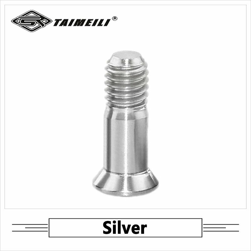 2 шт. болты для велосипеда TAIMEILI титановый сплав M5X14.2mm M5X15.5mm silver