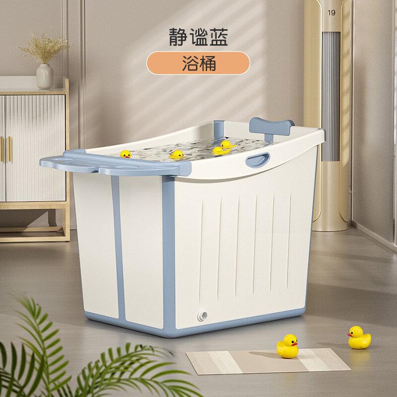 Детская складная ванна для мальчиков и девочек, пластиковая ванна для детей, складное силиконовое ведро для ванны