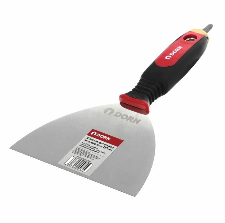 Шпатель 150 мм для стыков гипсокартона с битой DORN