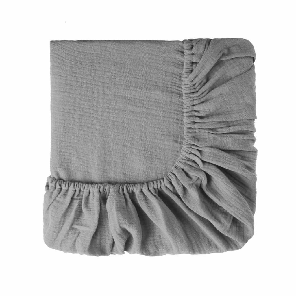 Детская накладка на матрас для кроватки, Серый